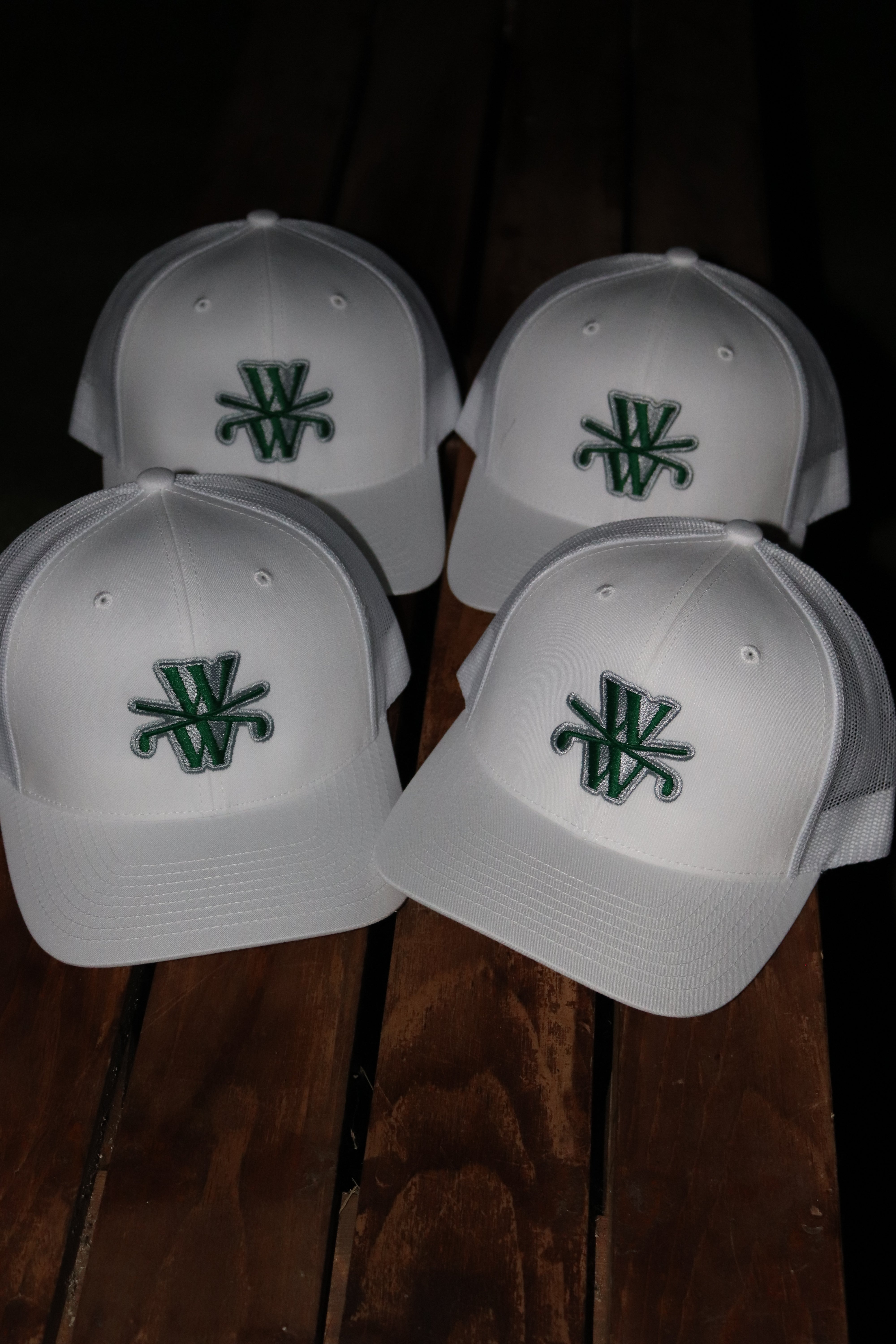 Wedge Wizard Two Tone Weekender Hat - White/Green – Wedge Wizard Golf